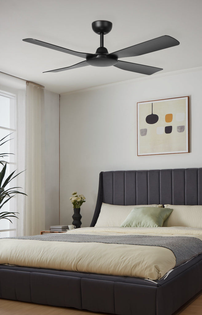 Eglo Aloha Smart Wifi DC 4 Blade ABS Wall Control Ceiling Fan ...