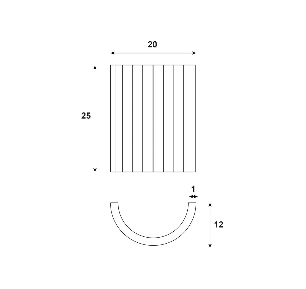 Mia Ribbed Plaster Finish Wall Sconce Light – Roundabout Lighting