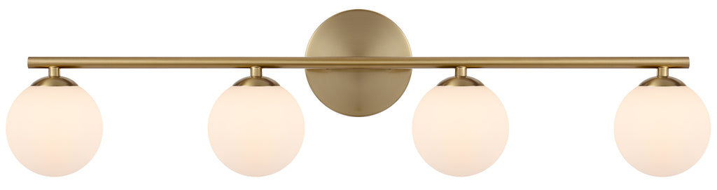 Moran Wall/Vanity Light with Opal Glass Spheres – Roundabout Lighting