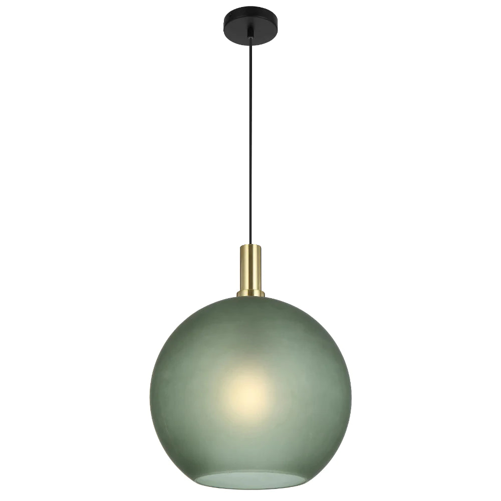 Patino 1lt Matt Sphere Glass Pendant Light – Roundabout Lighting