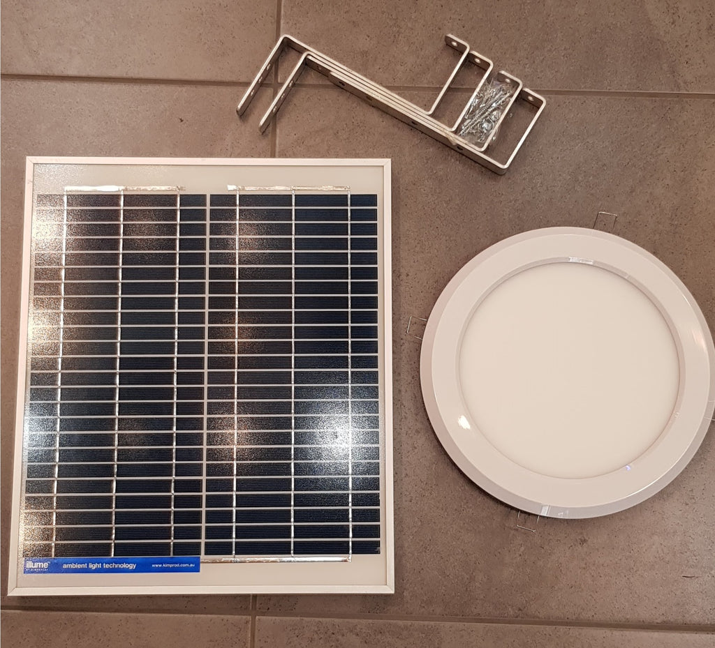 Solar LED Light Tubeless Skylight Round White – Roundabout Lighting