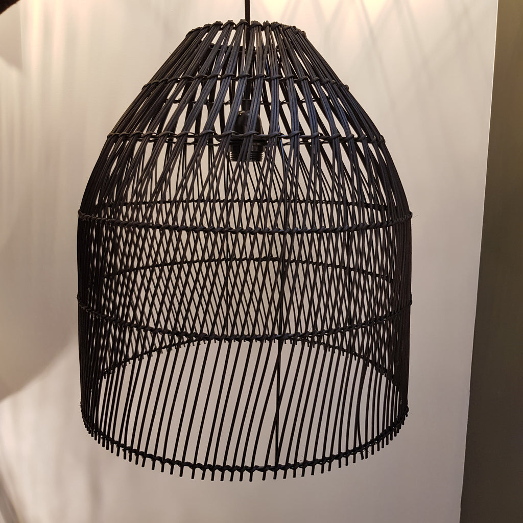 Sawyer Rattan Cane 1lt Cord Pendant Light – Roundabout Lighting