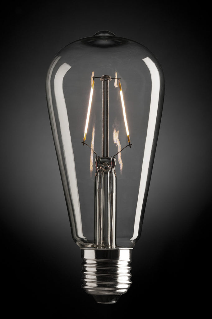 7.5w LED Pear Filament Globe – Roundabout Lighting