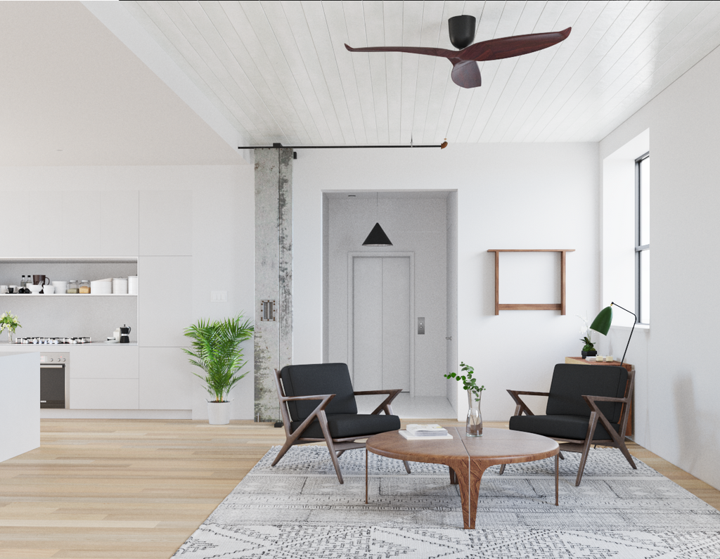 Aeratron AE3+3 Blade ABS DC Remote Control Ceiling Fan – Roundabout ...