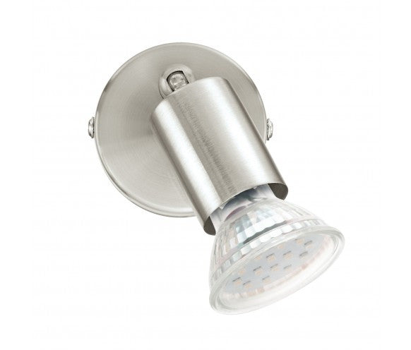 Buzz LED Spotlight Brushed Chrome – Roundabout Lighting