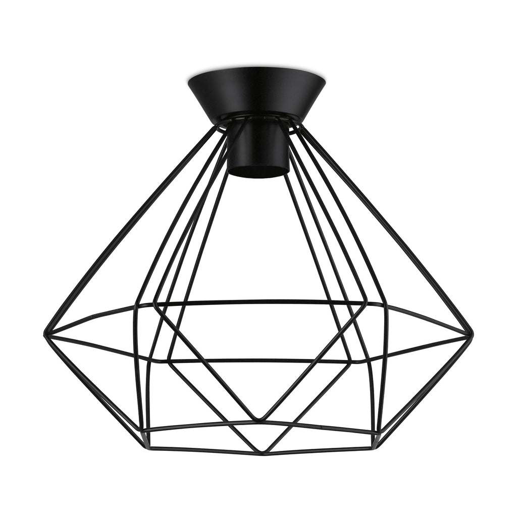 Tarbes DIY Metal Batten Fix Light Black – Roundabout Lighting