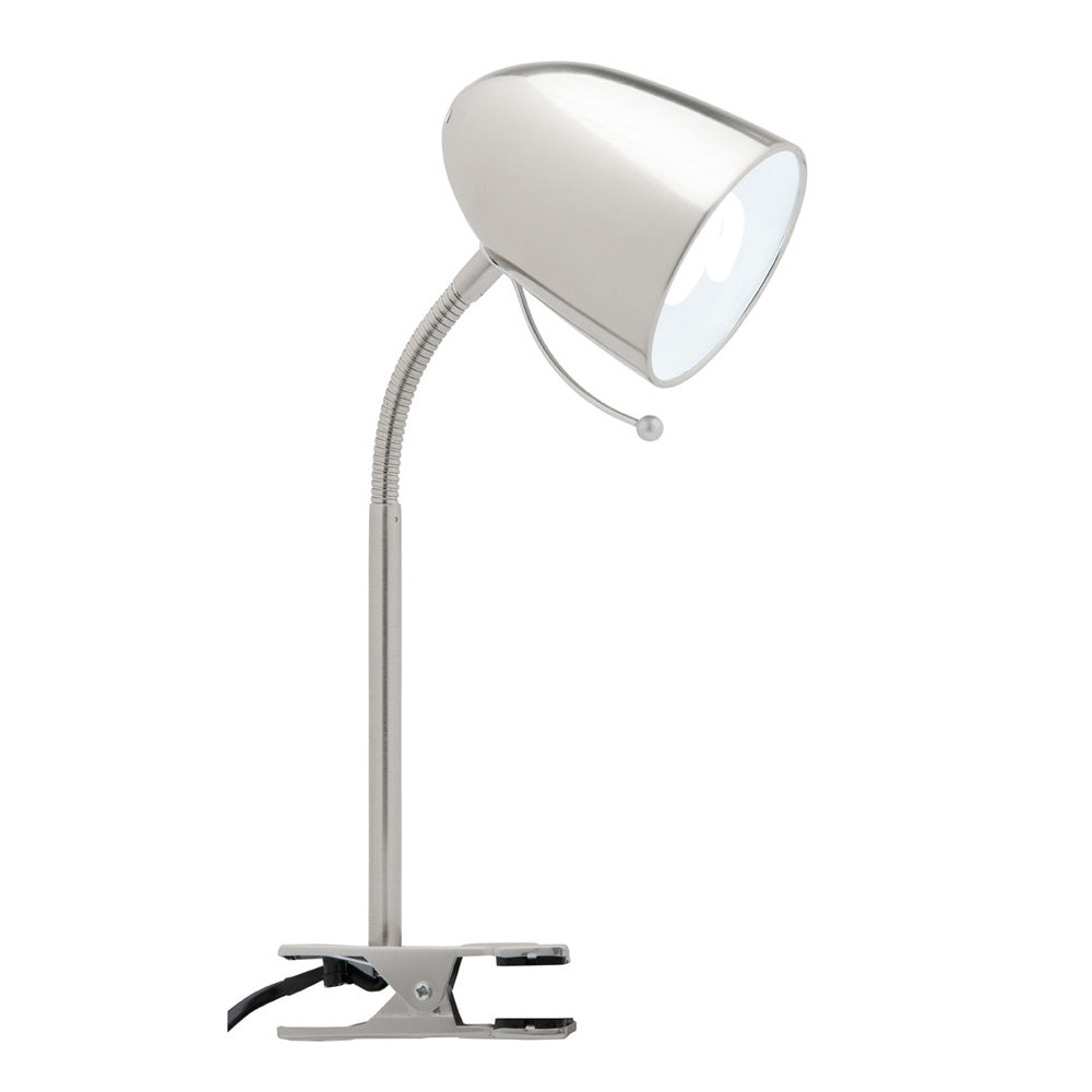 Sara Clip On Metal Clamp Adjustable Reading Lamp – Roundabout Lighting