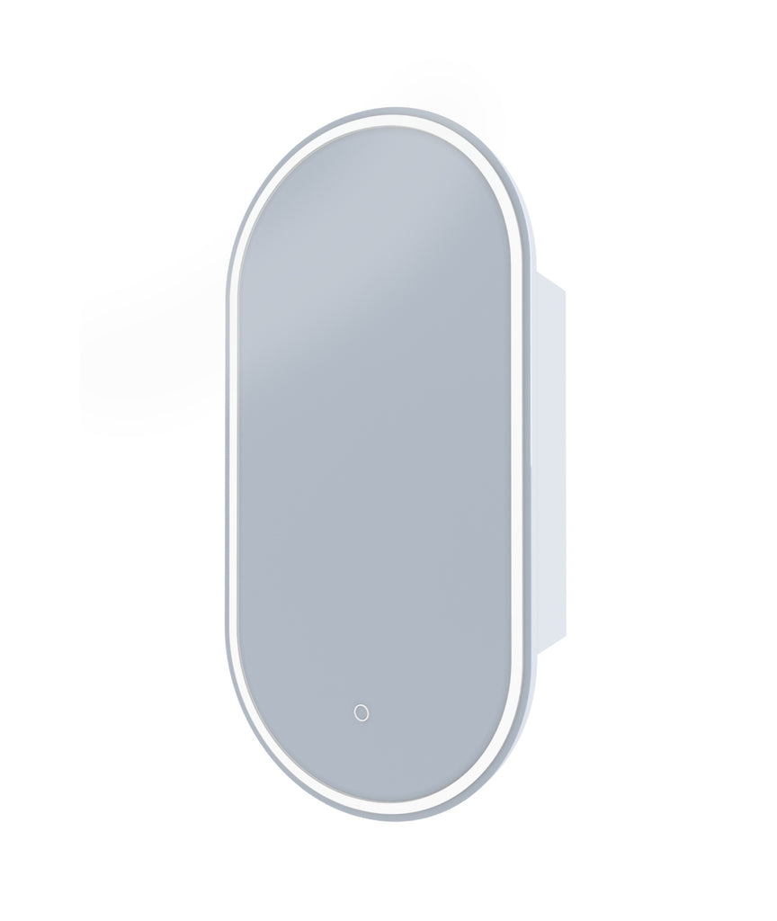 Remer Capsule Pill Frontlit LED Light Up Mirror Bathroom Shaving Cabin ...
